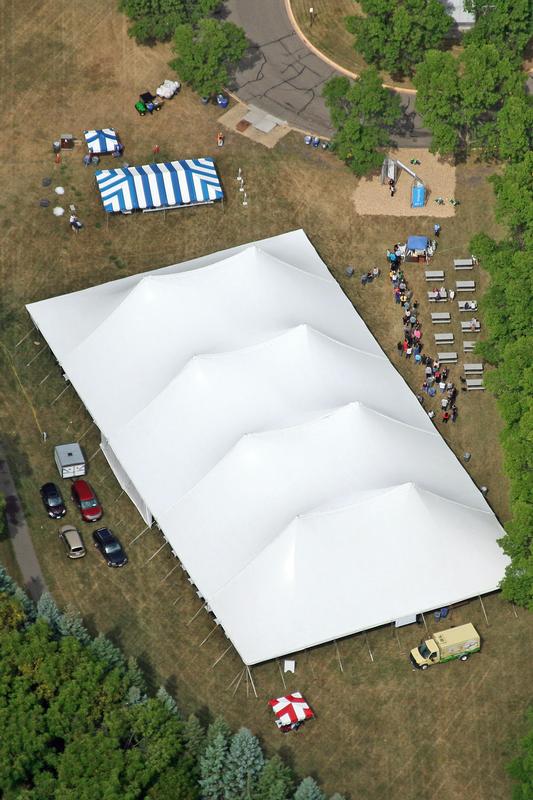 100' Wide Rope & Pole Tent | Rental Reception Party Banquet | Ultimate ...
